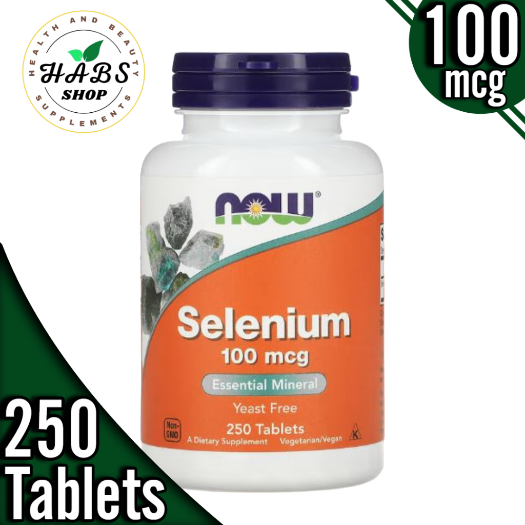 Selenium, Now Foods 100 mcg 250 Tablets | Shopee Philippines