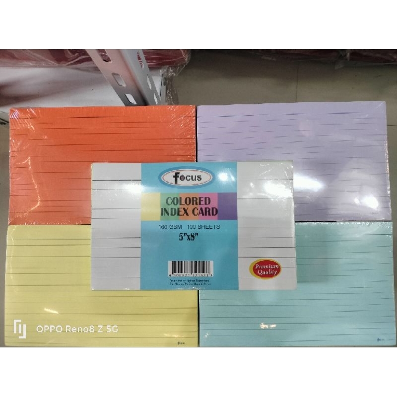 Index Card FOCUS 5x8 | Shopee Philippines