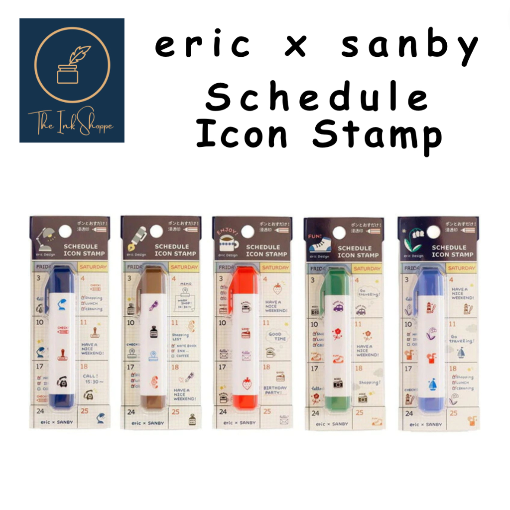 Eric x Sanby Schedule Icon Stamp | Shopee Philippines