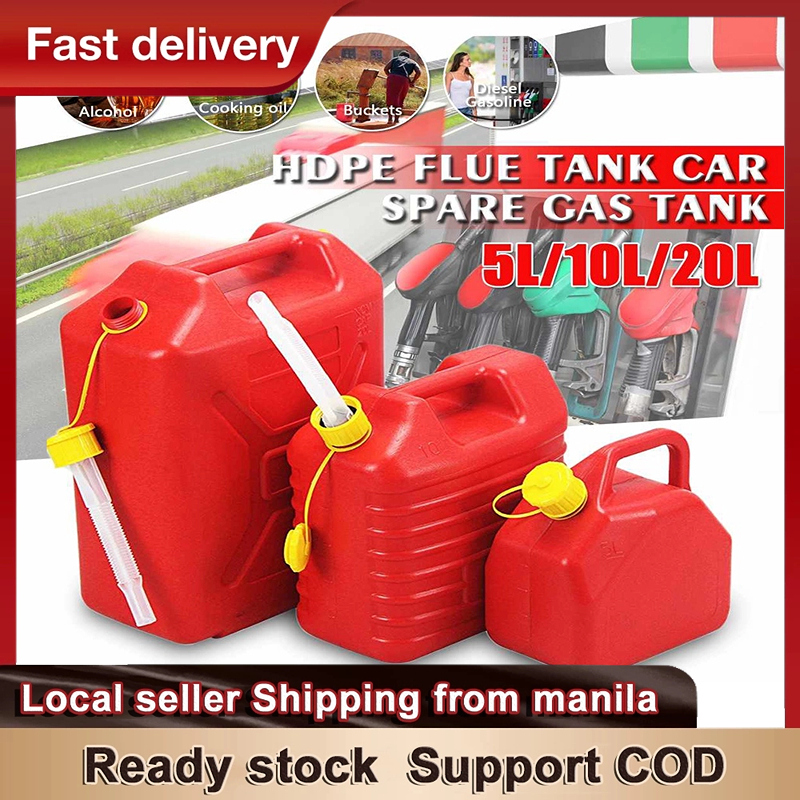 Fuel Tanks Plastic Petrol Cans Car Motorcycle Gas Cans Gasoline Oil Container fuel Canister 5L ...