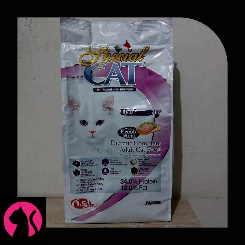 Special Cat Urinary Care (Monge) Dry Cat Food 1.5kg | Shopee Philippines