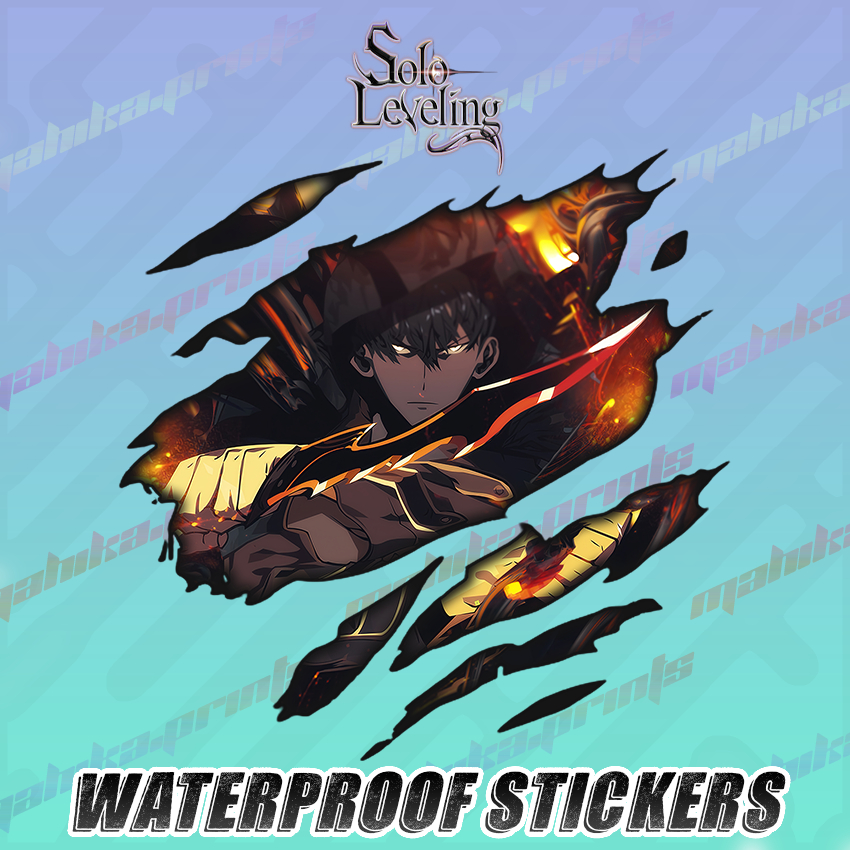 SOLO LEVELING - SUNG JIN-WOO 】SCRATCH WATERPROOF VINYL STICKER SET 1 ...