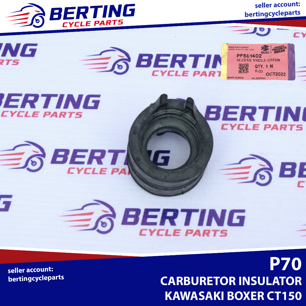 CARBURETOR INSULATOR Kawasaki Boxer CT150 Genuine PF581402 | Shopee ...