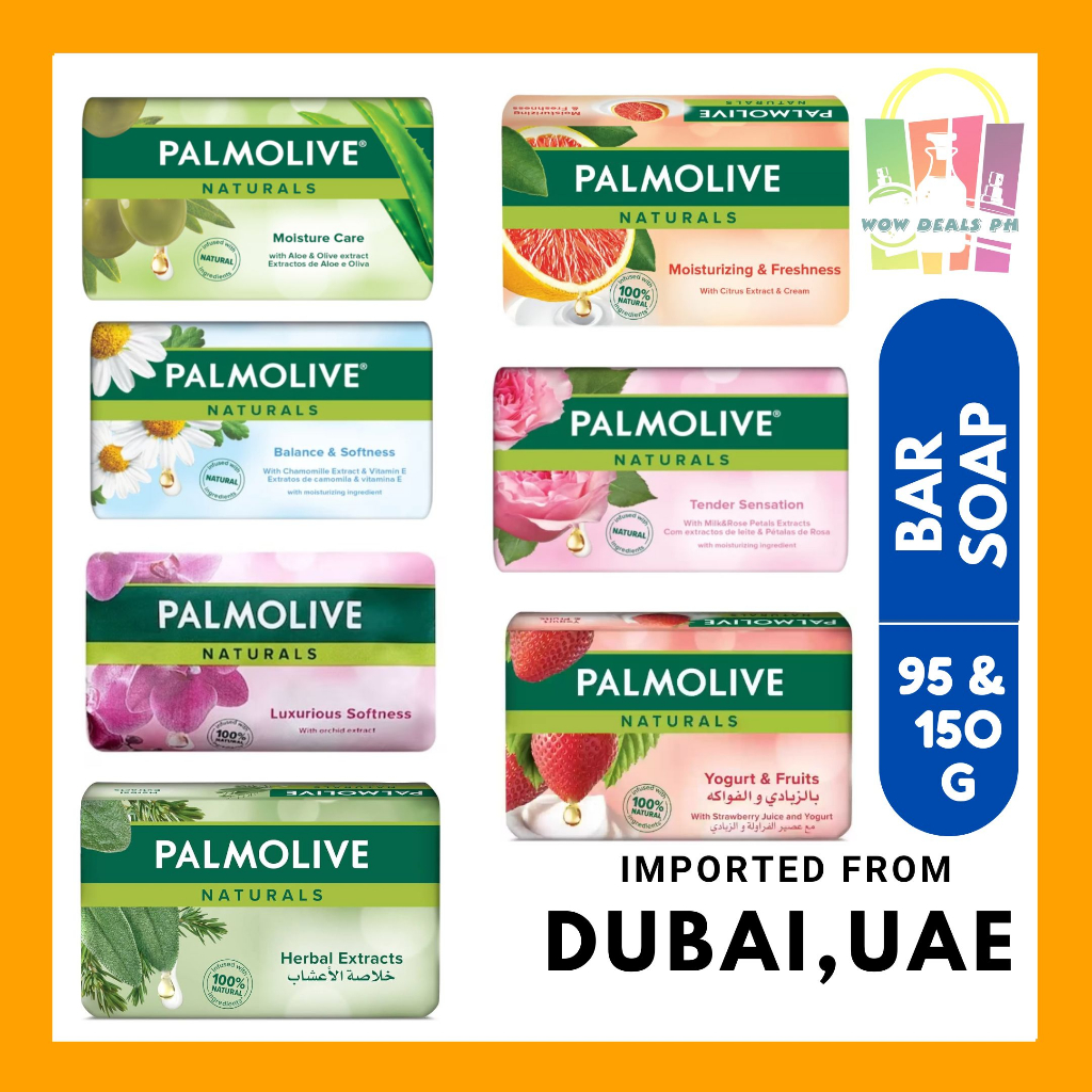 Palmolive Naturals-Bar Soap Variety-Selection of Premium Scents 90G ...