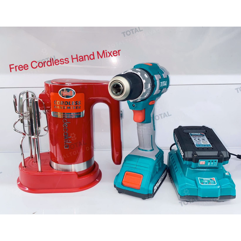 TOTAL Lithium-ion cordless 2 Pcs combo kit TOSLI23062 INDUSTRIAL | Shopee Philippines