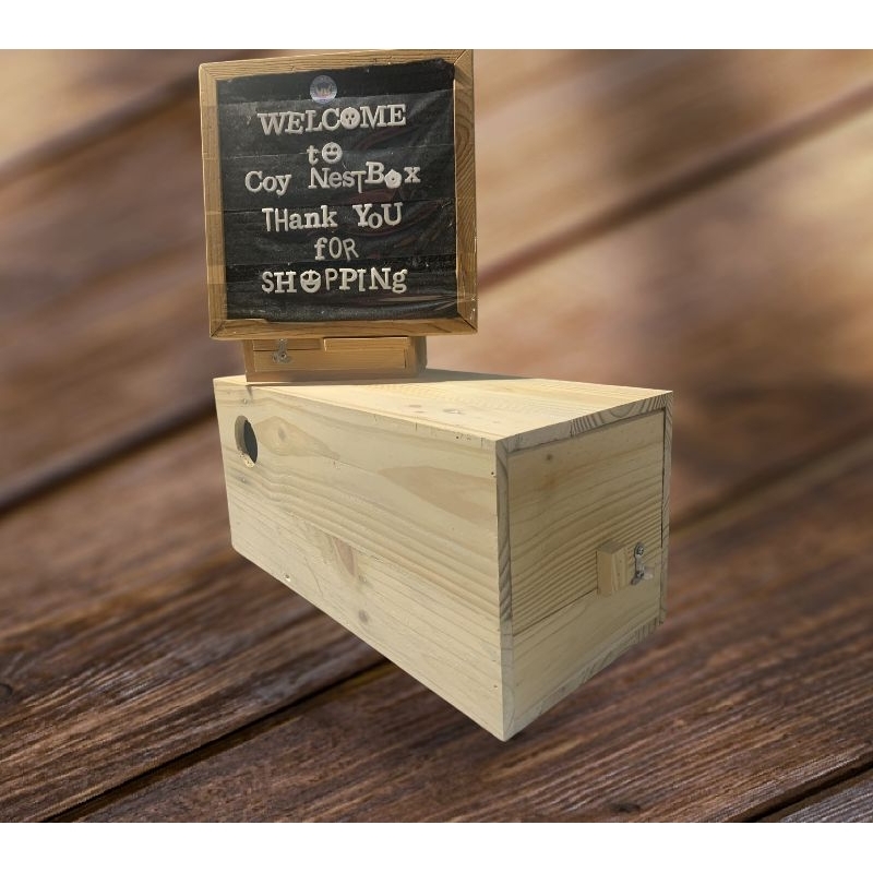 8x16 AFRICAN LOVE BIRD NEST BOX ALBS NESTBOX | Shopee Philippines
