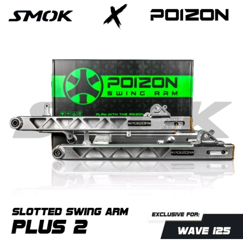Smok Poizon swing arm plus 2 adjustable Wave 125 XRM 125 smash | Shopee ...
