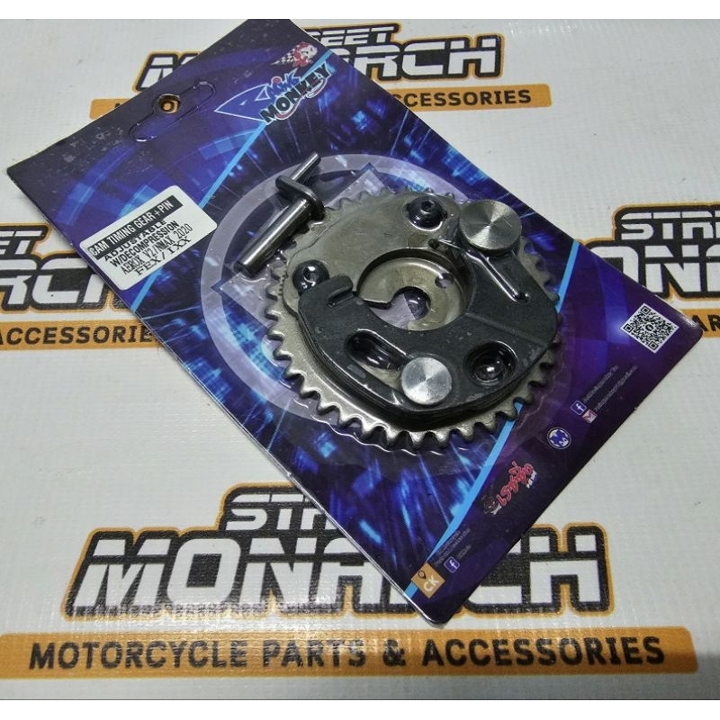 RACING MONKEY ADJUSTABLE CAM TIMING GEAR ASSY AEROX 155 V2/ NMAX V2 ...