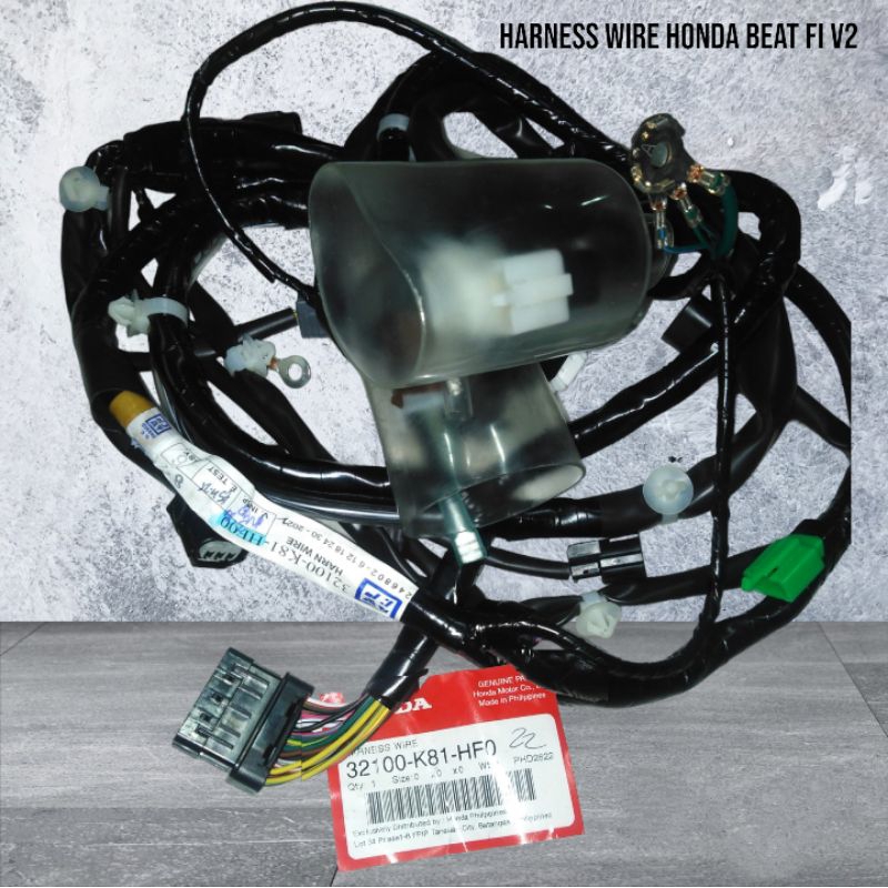 Genuine Harness Wire Honda Beat Fi V2 | Shopee Philippines
