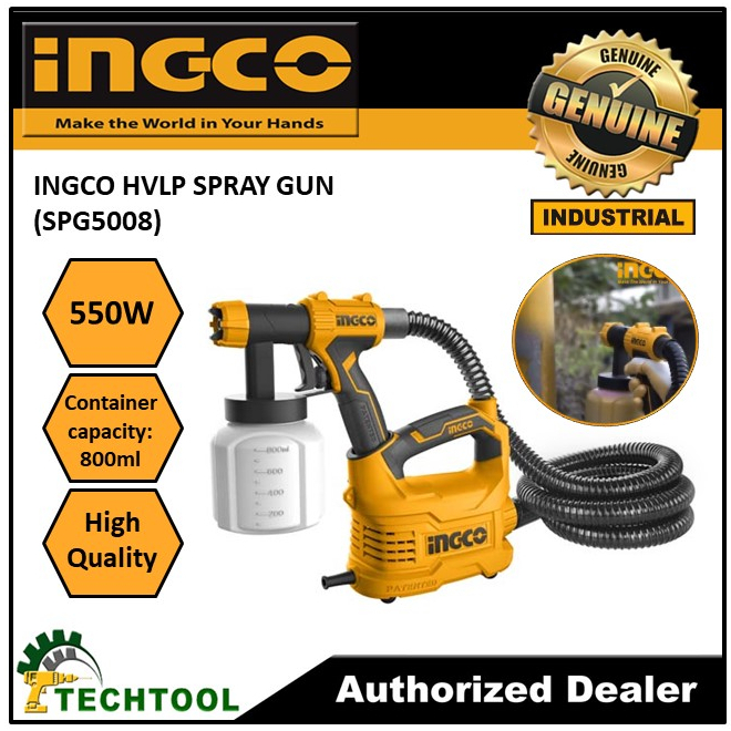 INGCO HVLP FLOOR BASED SPRAY GUN 550W (SPG5008) | Shopee Philippines