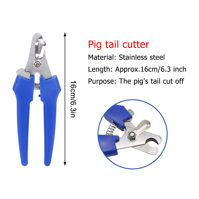 4 IN 1 Pig kit Piglet tail cutter+Pig tooth nipper+Piglet castration ...