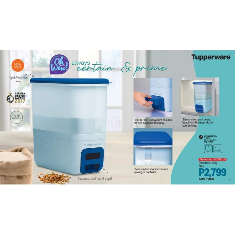 Tupperware Brands Rice Smart 10kg | Shopee Philippines
