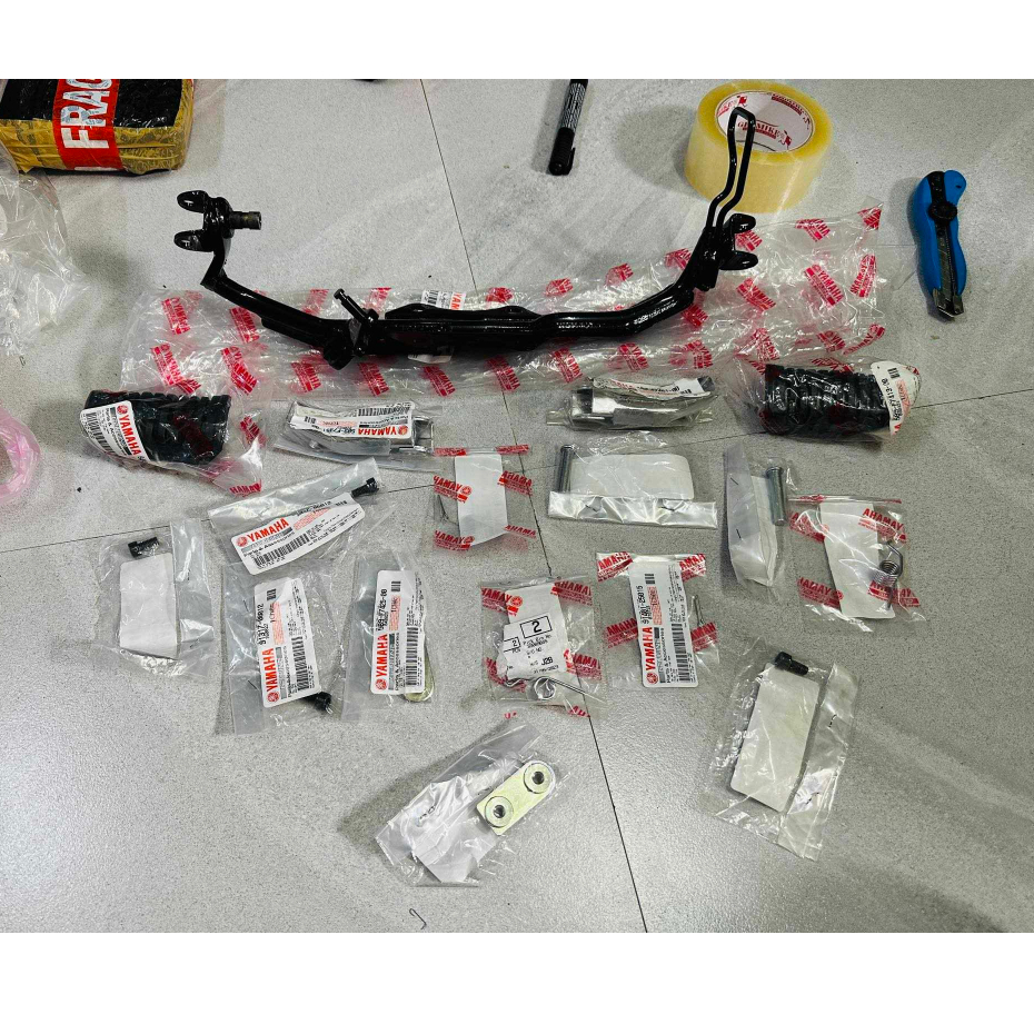 Folded driver footrest for Sniper135 Genuine Ymaha | Shopee Philippines