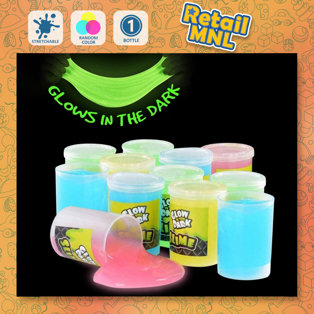Retailmnl Sold Per Piece Glow In The Dark Slime - Assorted Neon Colors ...