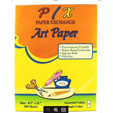 P/X Art Paper Assorted Colors - Short (500 sheets) | Shopee Philippines