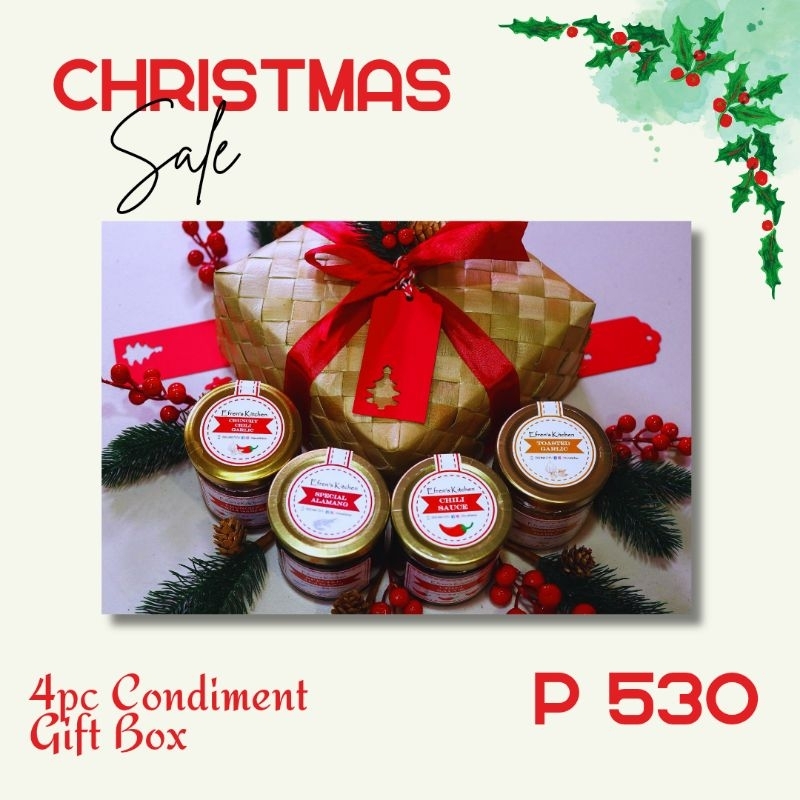 Condiments Christmas Gift Set Bundle (Toasted Garlic / Alamang / Chili ...