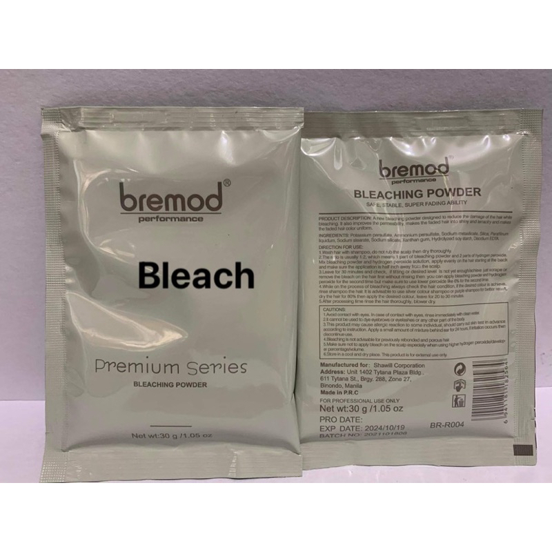 Bremod Premuim Bleaching Powder 30g | Shopee Philippines