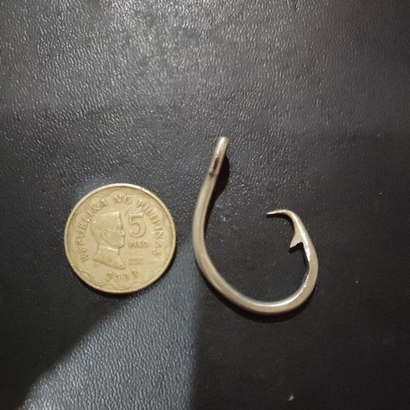Handmade Circle hooks for tuna (stainless) | Shopee Philippines