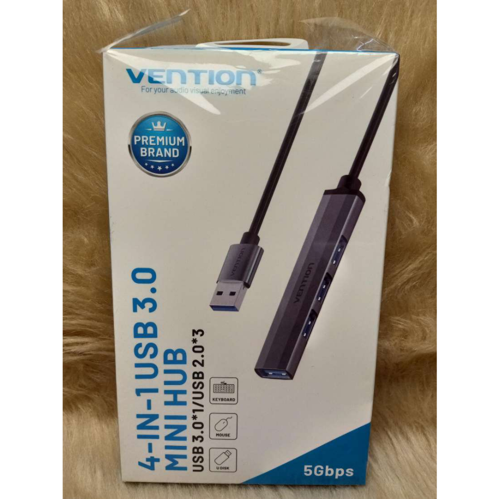 Vention USB Hub 4 ports 5Gbps USB 3.0*1/USB 2.0*3 (CKOHB) | Shopee ...