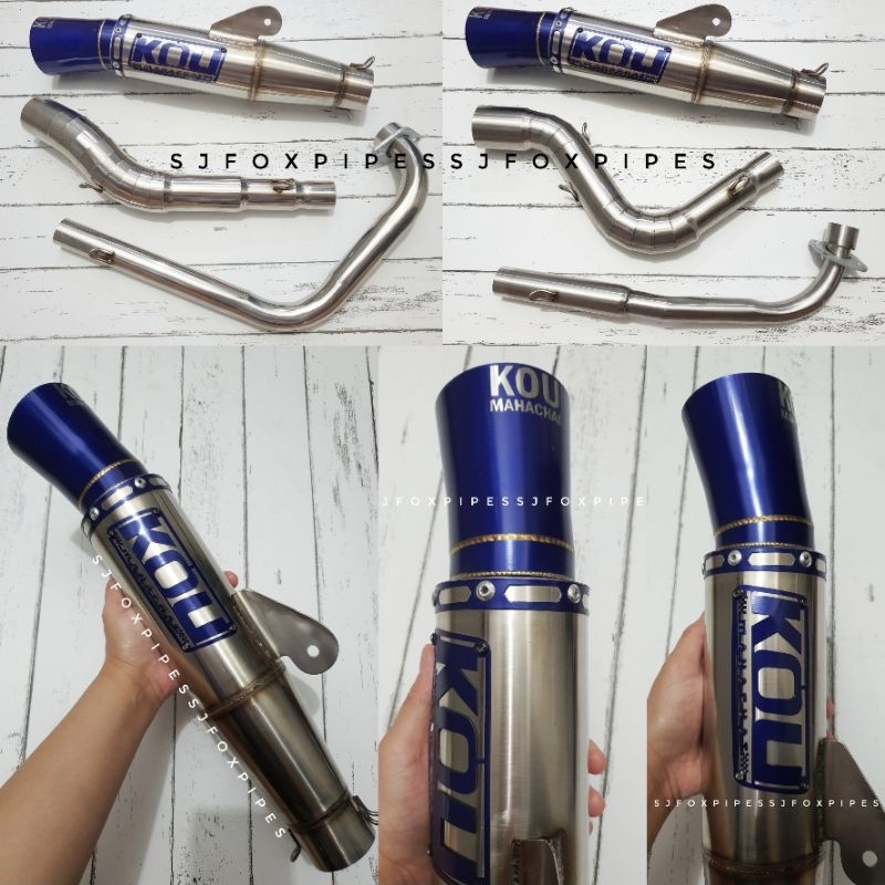 KOU OPEN PIPE MOTORCYCLE EXHAUST | Shopee Philippines