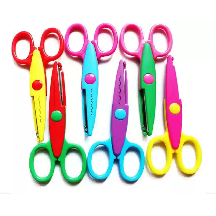 Tools Design Craft Scissor Cutting Patterns Design Paper Edges | Shopee ...