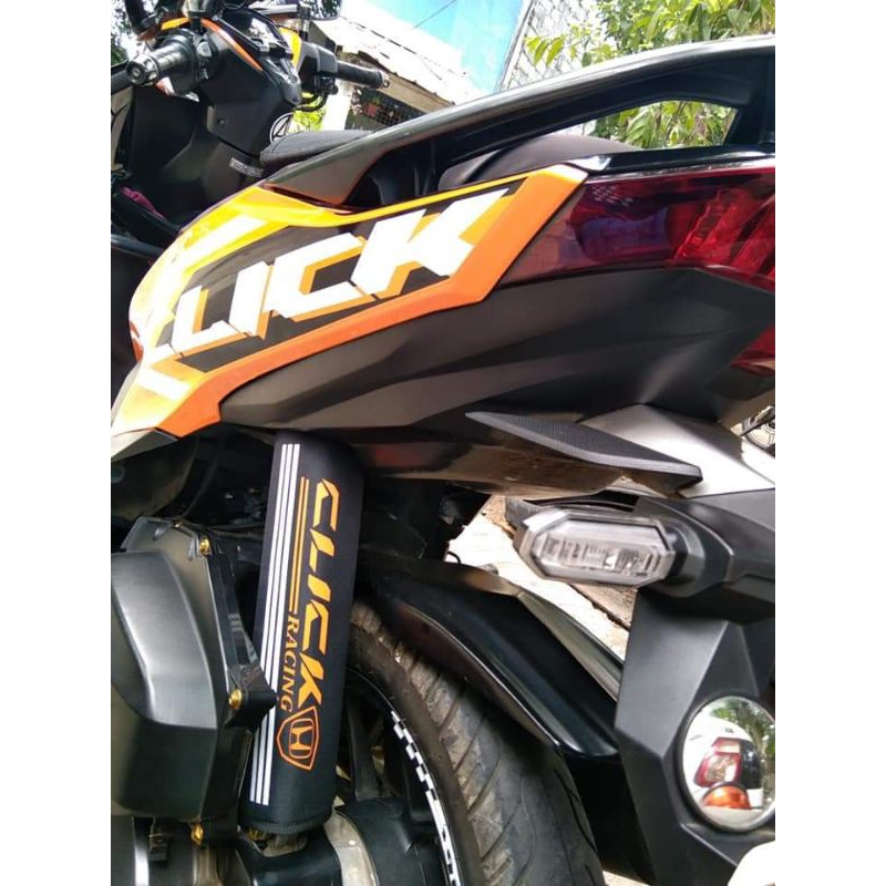 HONDA CLICK V1/V2/V3 SHOCK COVER WATERPROOF/PURE LEATHER | Shopee ...