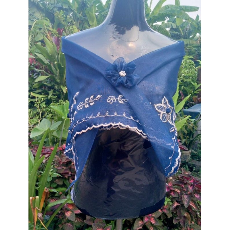 Filipiniana Alampay with handmade brooch | Shopee Philippines