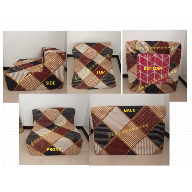 Amelie SofaBed PAUPO Cover ONLY) (5.5"x30"x73") Square Head | Shopee ...