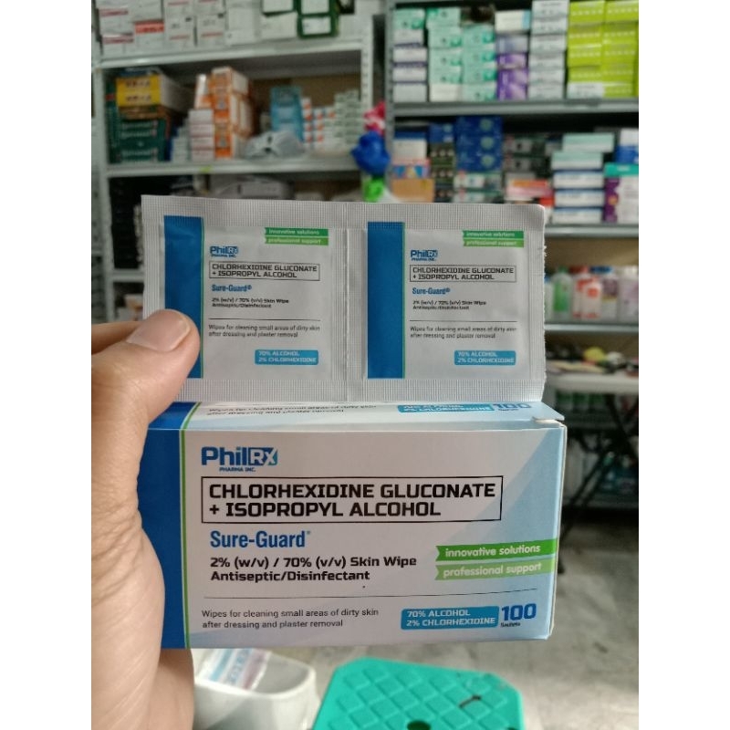 ALCOHOL SWAB (Sure-guard) | Shopee Philippines