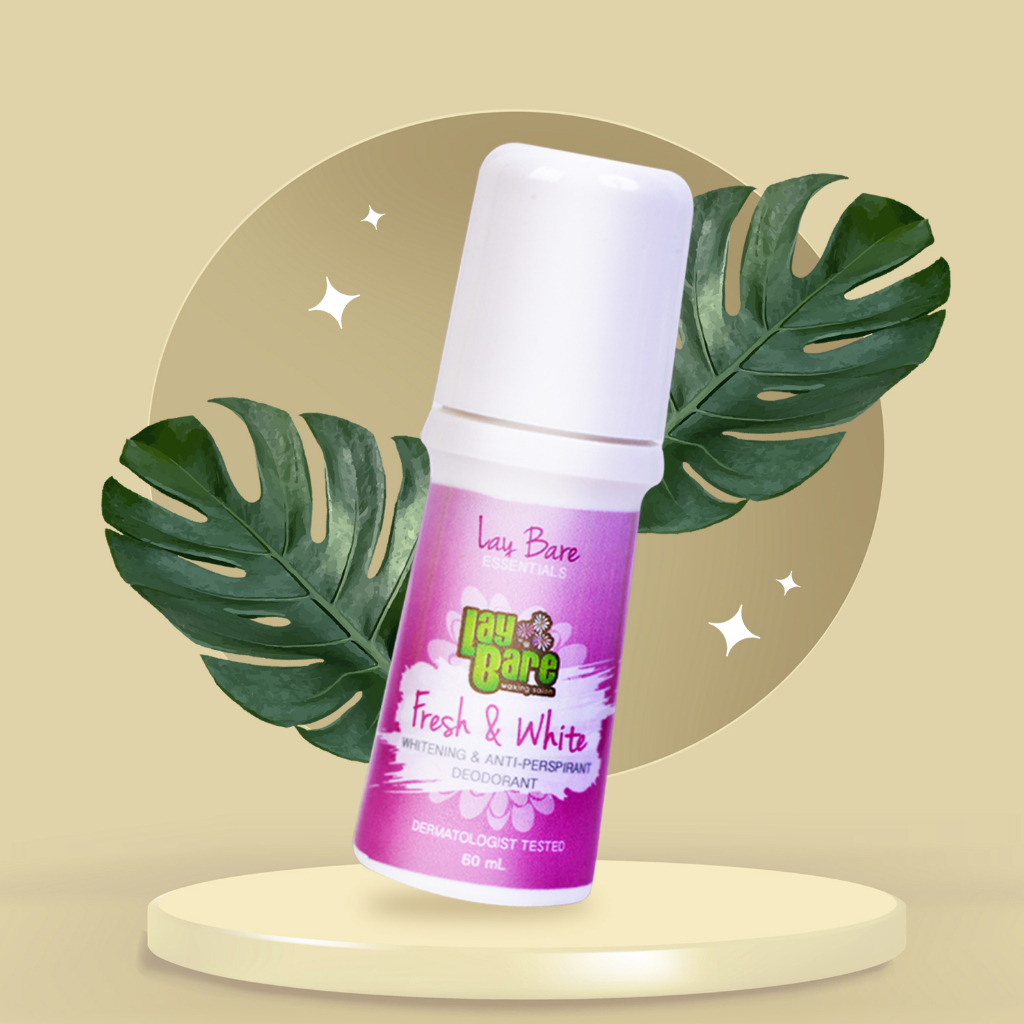 Lay Bare Fresh & White Deodorant 60ml (Whitening Deodorant) | Shopee Philippines