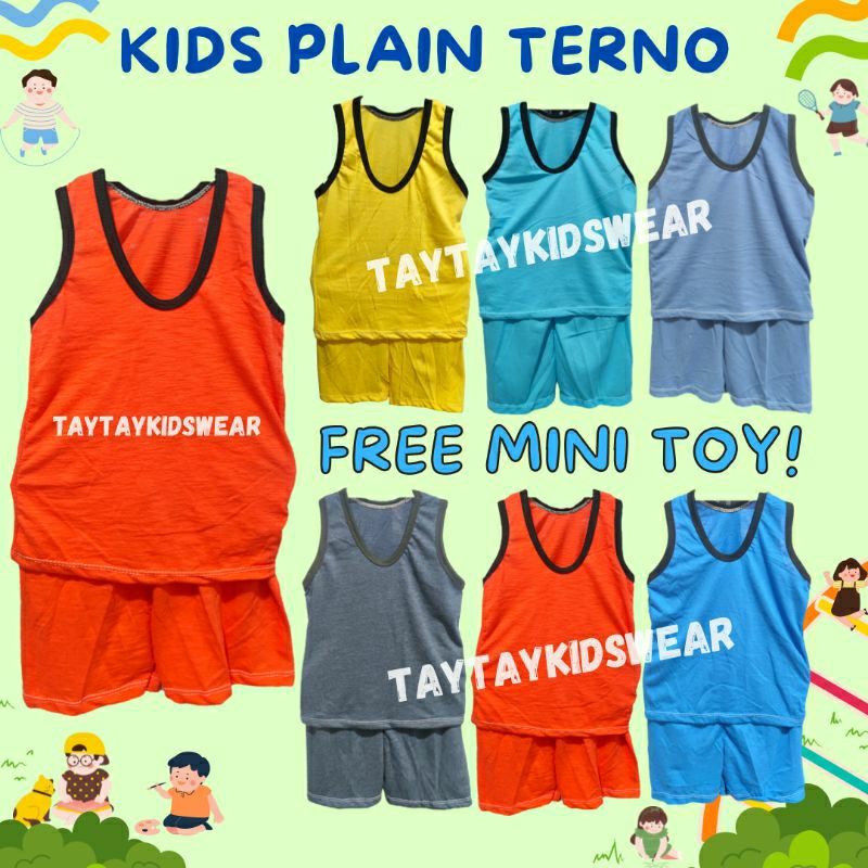 Sando Short Terno Plain Kids Boy Bargain Suits Sets Children Newborn ...