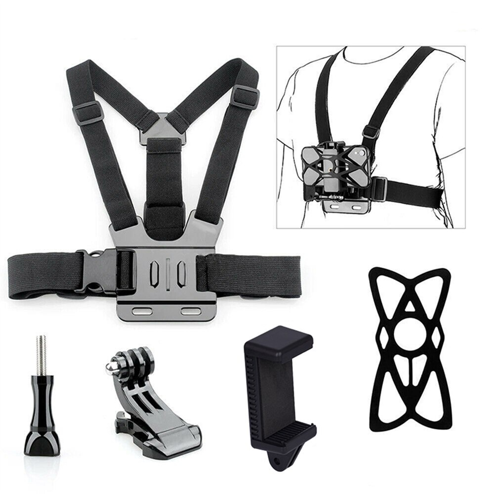 Chest Mount Holder Body Strap Holder Gopro Action Camera Holder Chest ...