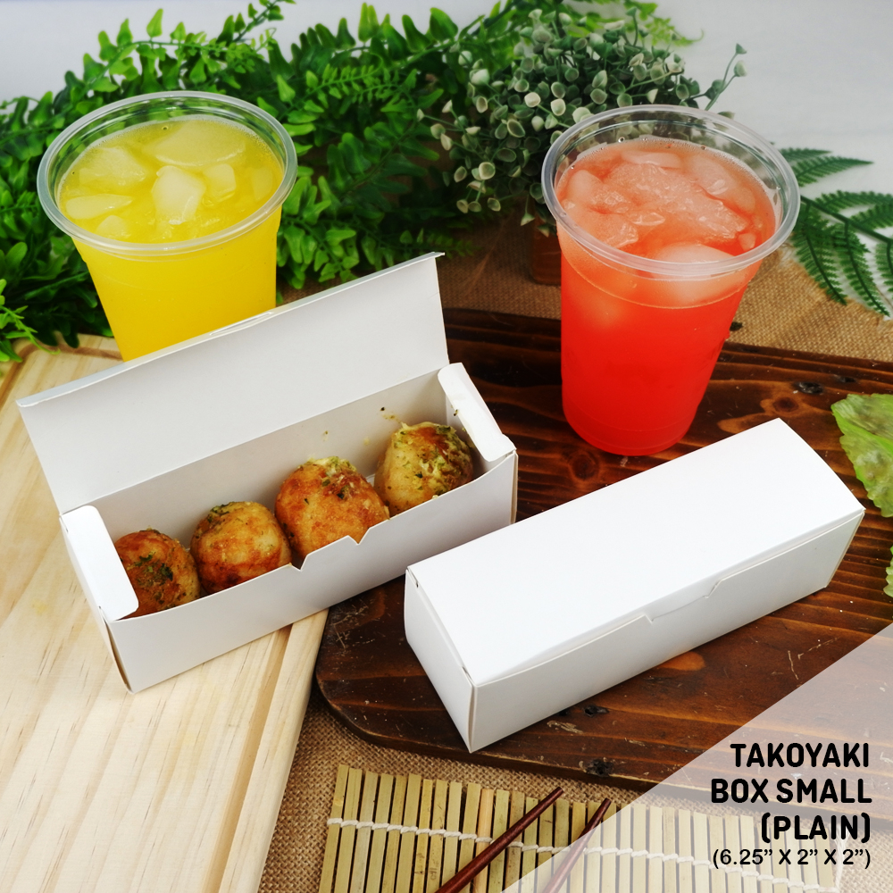 Takoyaki Box Small Plain 50pcs. | Shopee Philippines