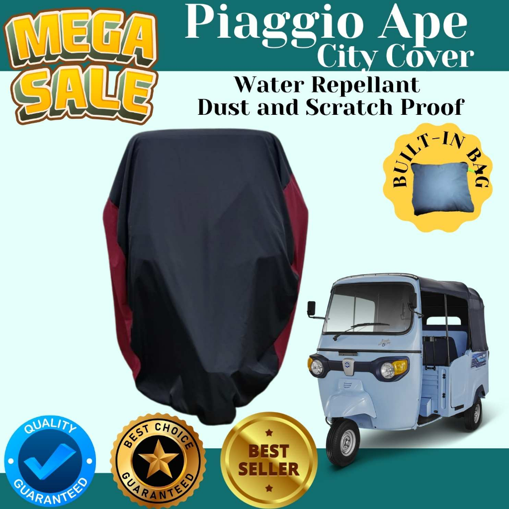 PIAGGIO APE CITY UNIVERSAL FULL COVER HIGH QUALITY - WATER REPELLANT ...