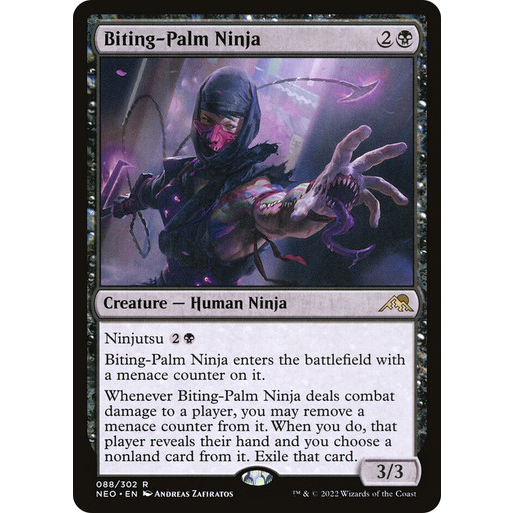 Biting-Palm Ninja - Kamigawa: Neon Dynasty(NEO) | Shopee Philippines