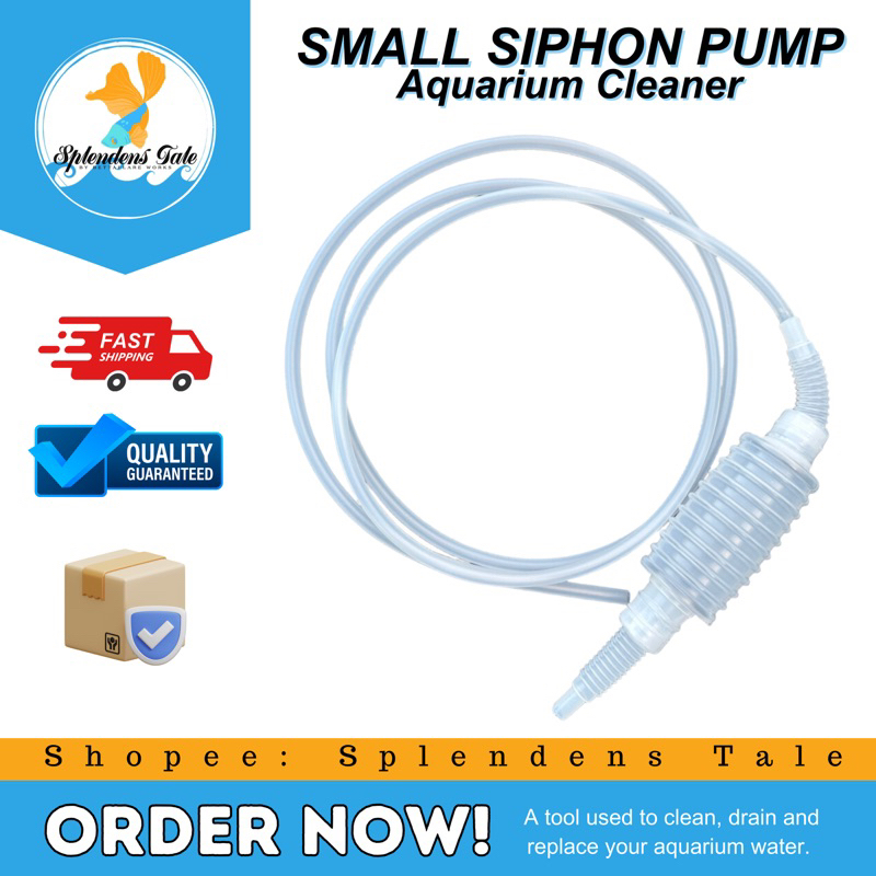Siphon Small Siphon Pump Aquarium Cleaner Fish Tank Cleaner Mini Siphon ...