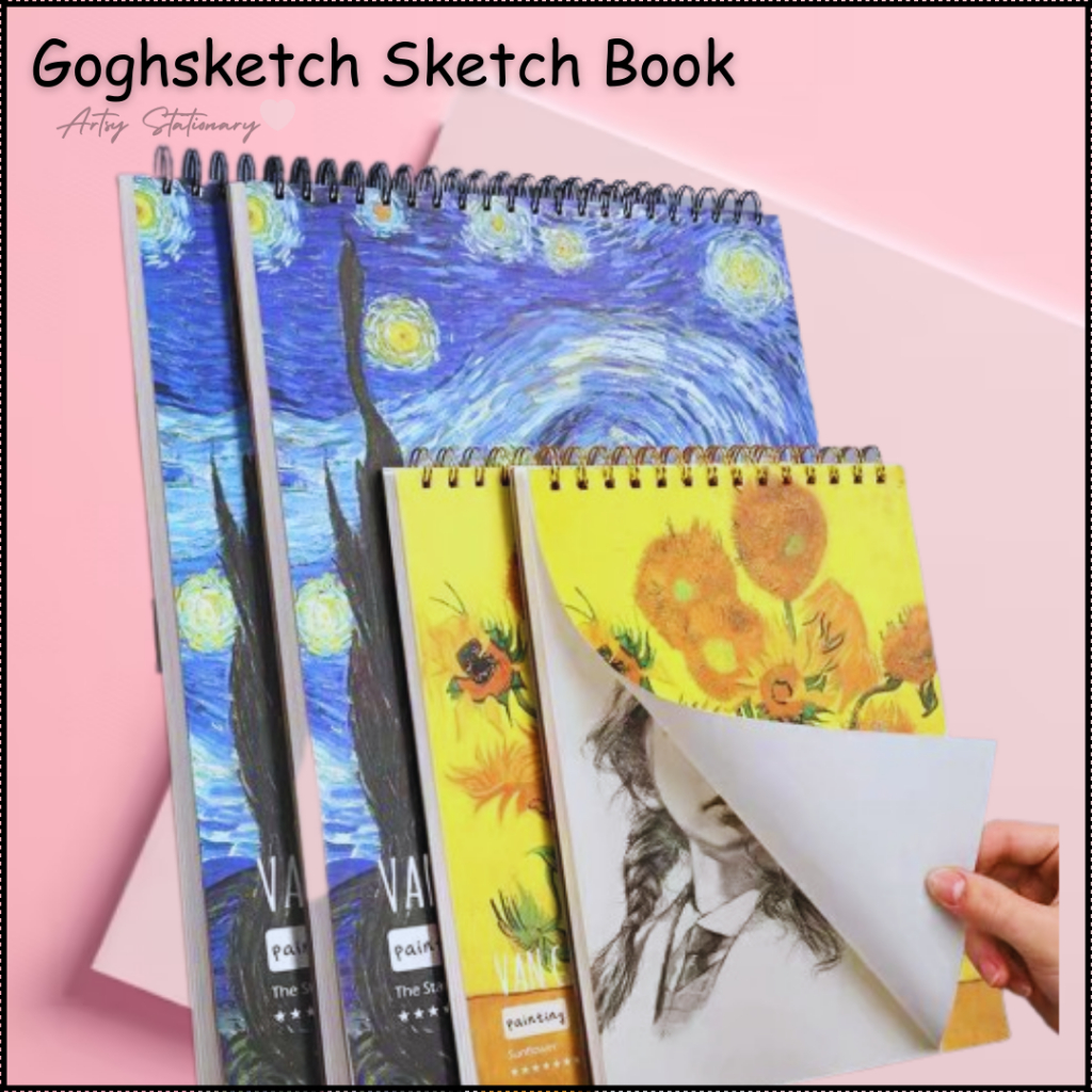 A4 SIze Sketch Book Art Book Van Goghsketch Book Watercolor Hand ...