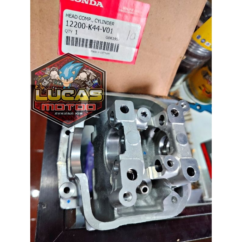 cylinder head for beat fi version 1 and 2 original honda parts | Shopee ...
