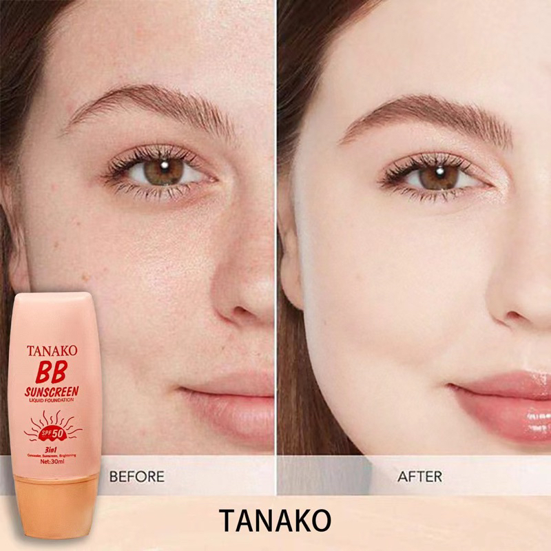 J&r TANAKO Collagen 3in1 BB Liquid Foundation & Concealer & Sunscreen ...
