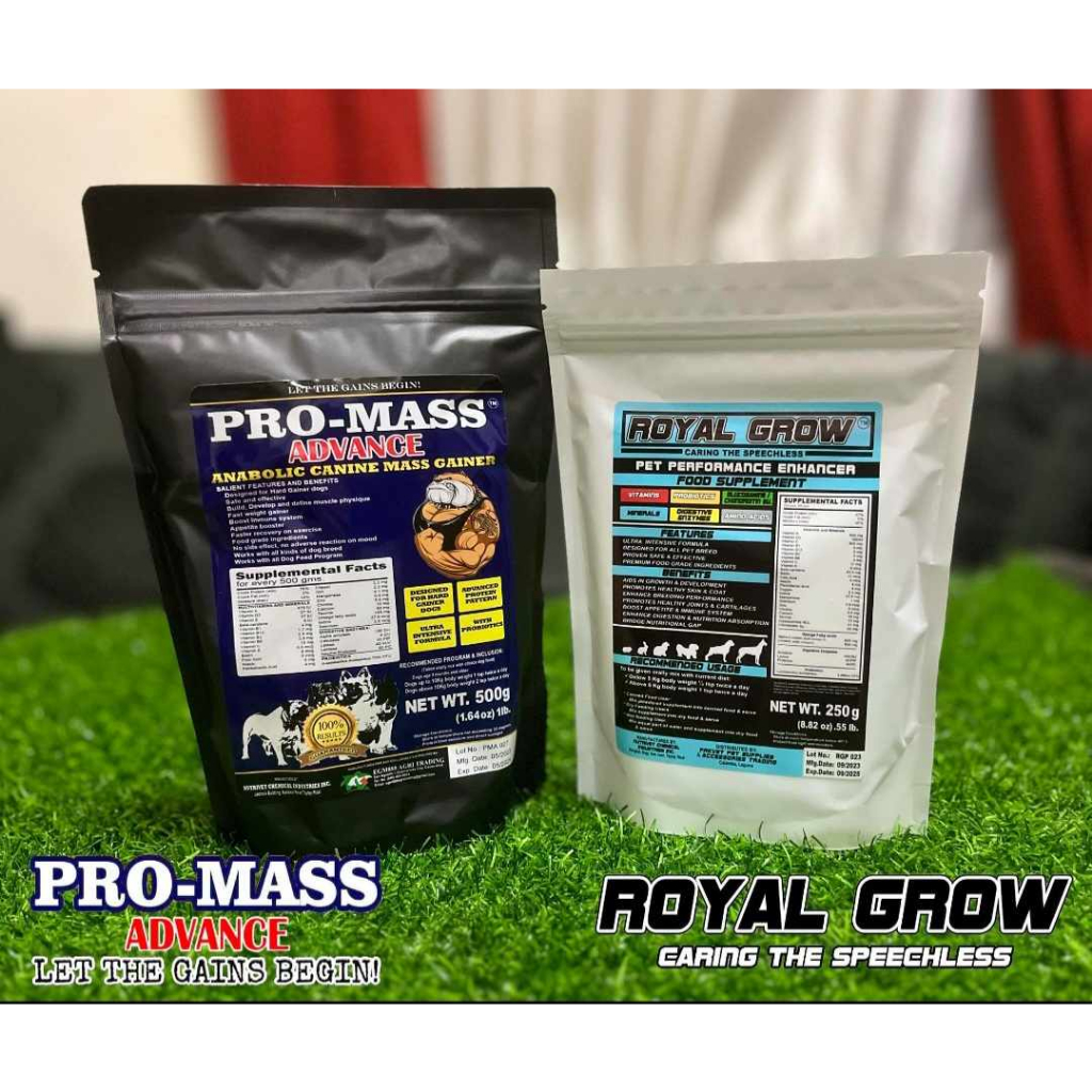 Set of Pro Mass Advance and Royal Grow for Massive Gains and Skin and ...
