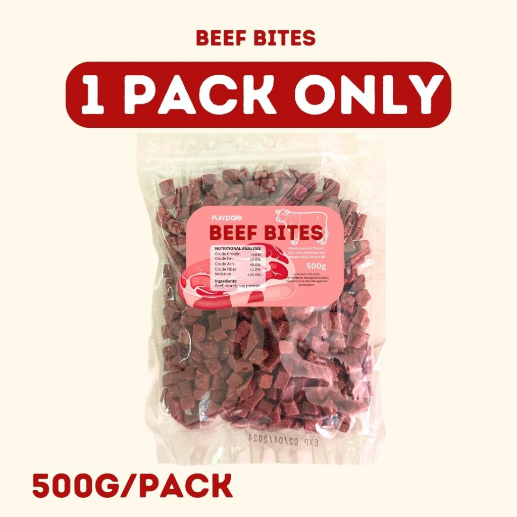 Furrpals Beef Bites Pet Snack Pet Treats Dog Treats Beef Cube Beef ...