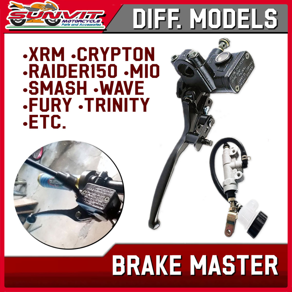 MOTORCYCLE BRAKE LEVER MASTER XRM/WAVE/SMASH NMAX RAIDER CRYPTON FURY ...