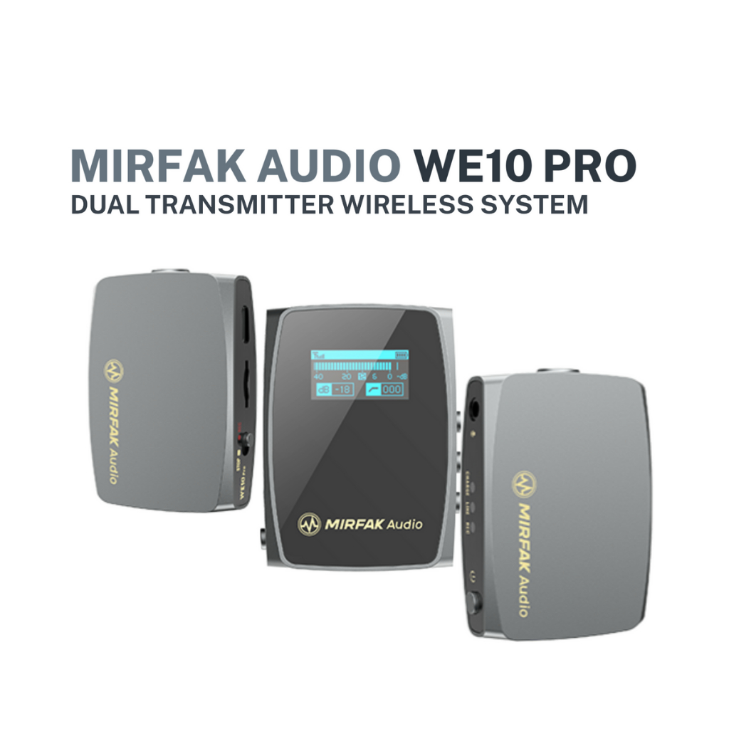 Mirfak We10 Pro (Dual Transmitter Wireless Microphone System) | Shopee ...