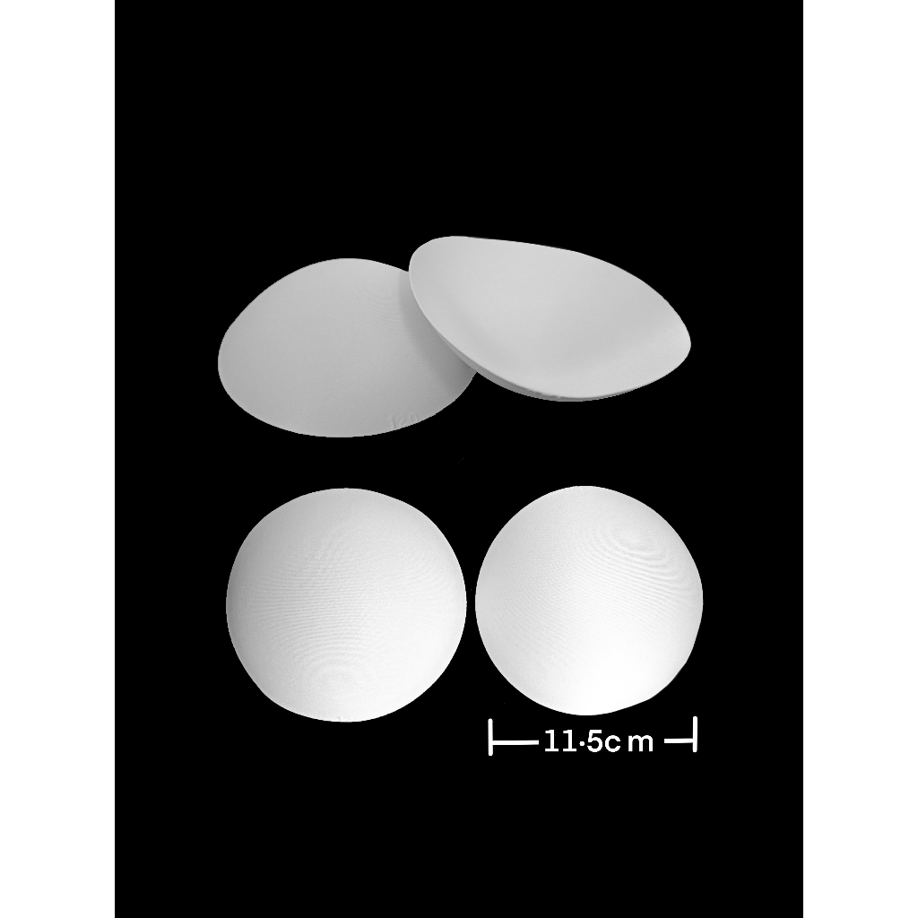 1 Pair Bra Pad Round Sponge Breathable Pad Shopee Philippines