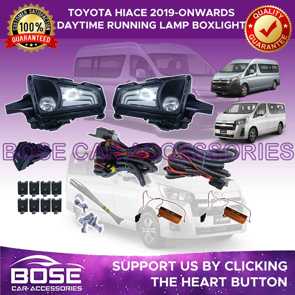 BoxLight Fog Lamp / Fog Light Toyota Hiace 2019 Onwards Foglight Set ...