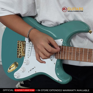 RJ Vibecaster Electric Guitar (Silversky, Stratocaster) | Shopee ...