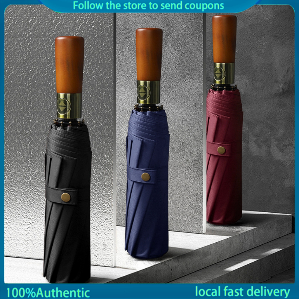 16 Ribs Automatic Storm-resistant Large Anti UPF50+ Umbrella Sun Rain ...