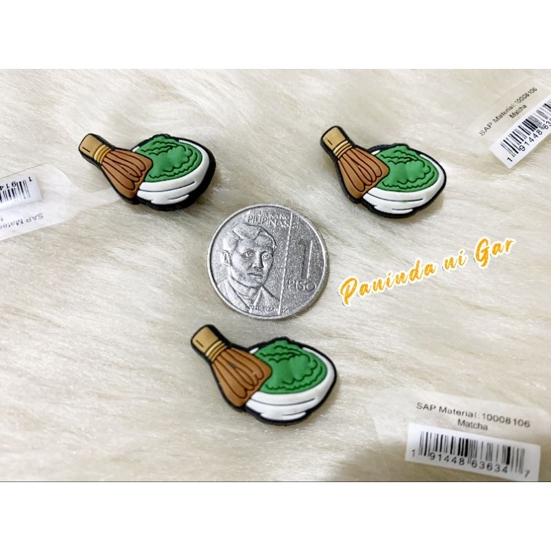 Matcha Rubber Crocs Jibbitz (per piece) | Shopee Philippines