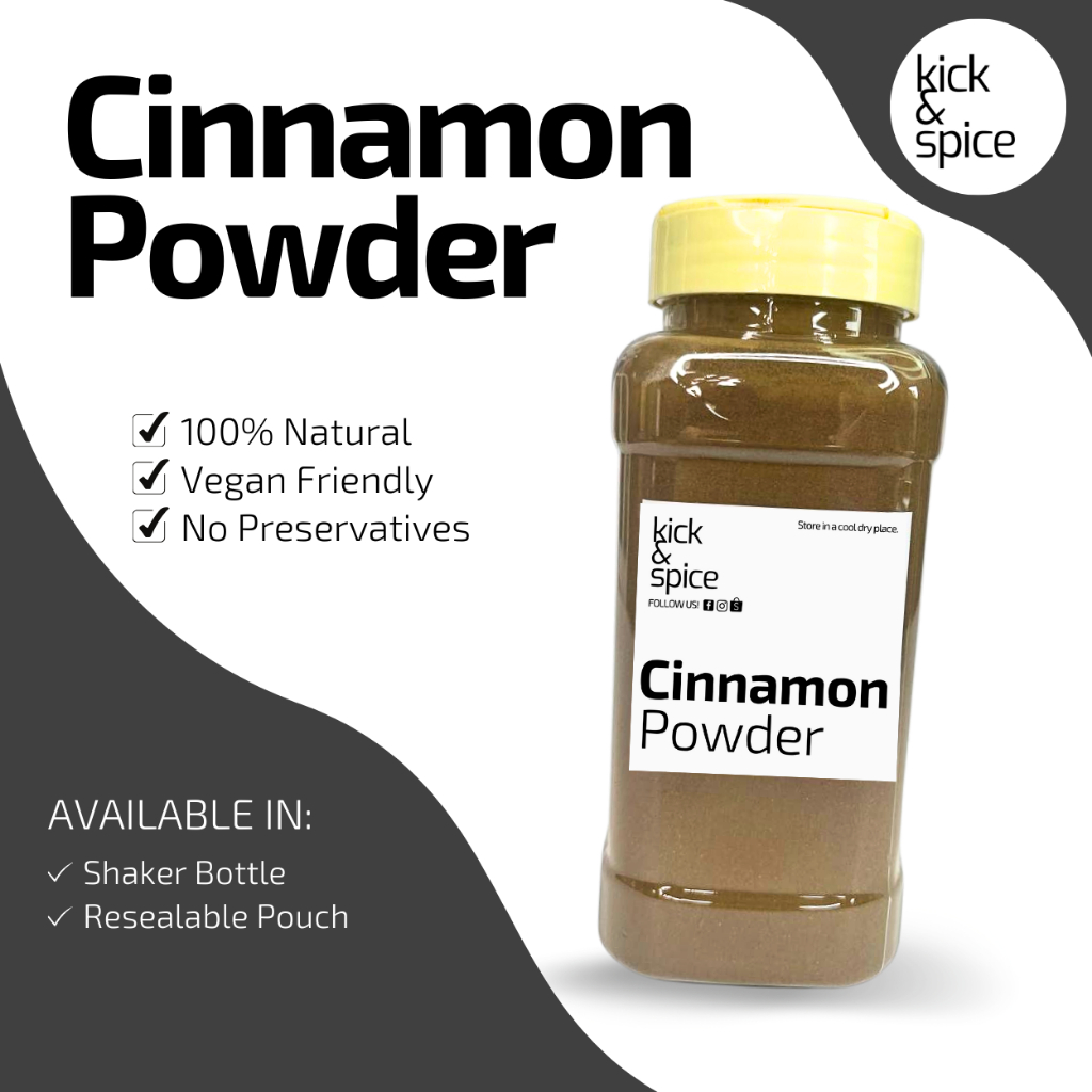 Kick and Cinnamon Powder All Natural High-Quality Herbs and Spices ...