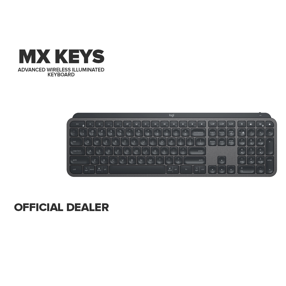 Logitech MX KEYS Advanced Wireless Illuminated Keyboard | Shopee Philippines